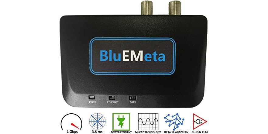 BluEMeta MoCA Adapters with POE Filters