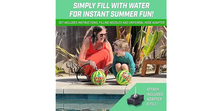 GoSports Splash Melon Pool Ball Party Toy