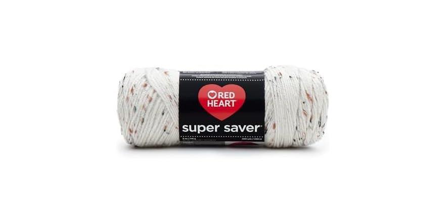 RED HEART Super Saver Yarn, Aran Fleck
