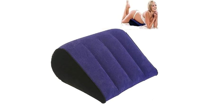 Couple's Inflatable Position Ramp Pillow