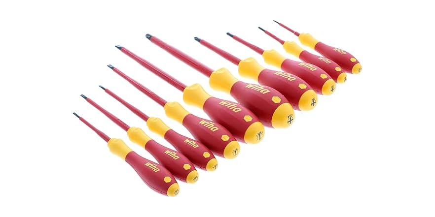 Wiha 32093 Slotted & Phillips 10pc Screwdriver Set