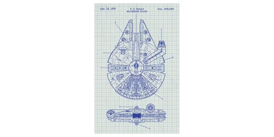 Star Wars Millennium Falcon - Blueprint