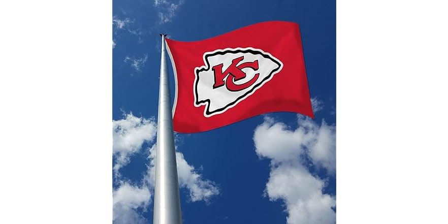KANSAS CITY CHIEFS 3x5 Banner Flag