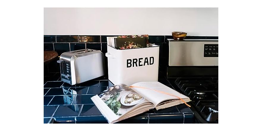 Creative Co-Op Farmhouse Bread Box