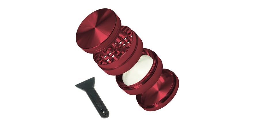 5-Piece Titanium Herb Grinder, 5 Colors