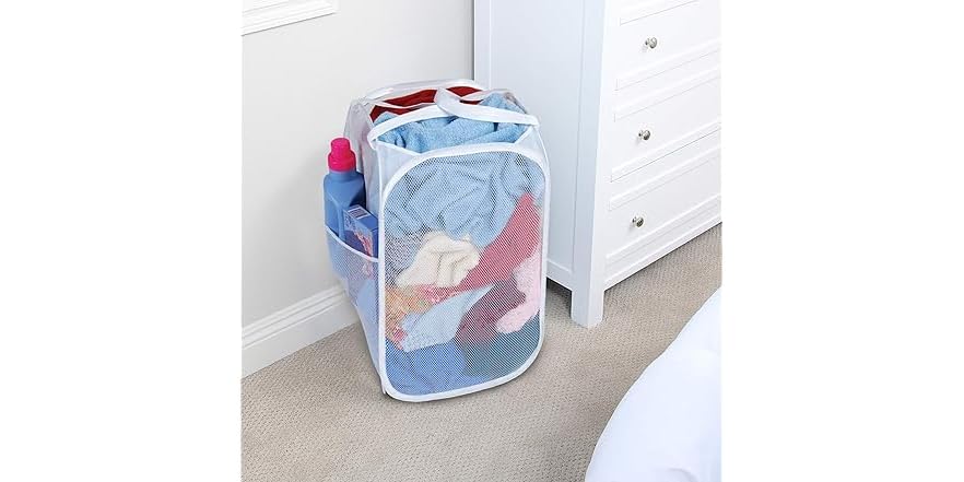 Smart Design Pop Up Laundry Hamper