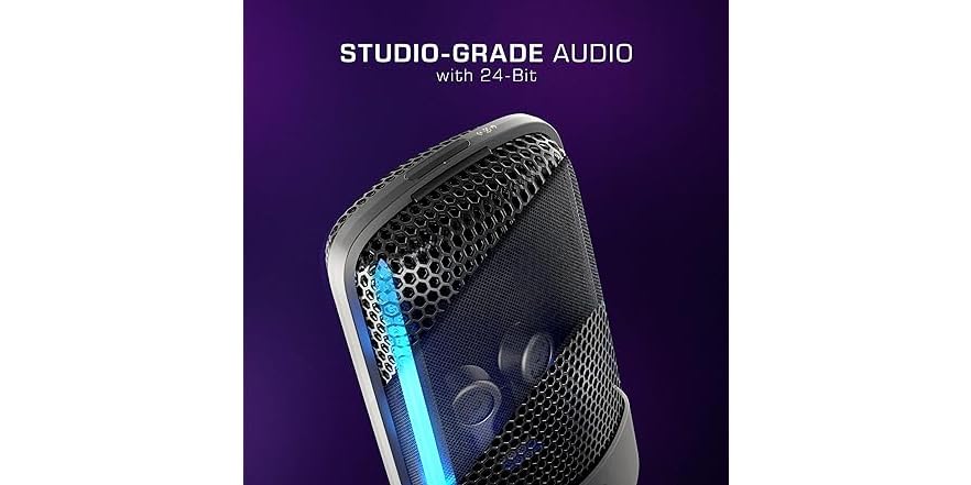 ROCCAT Black Torch RGB USB Gaming Microphone