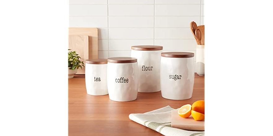 International Corp 4 Piece Canister Set