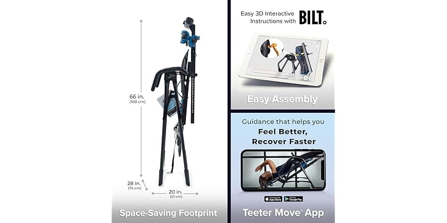 Teeter EP-560 Ltd. Inversion Table with Comfort Cushion