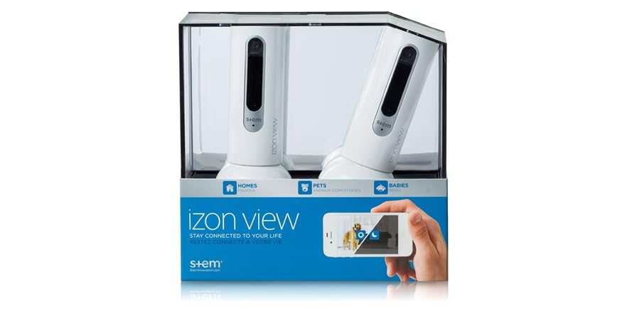Stem IZON View Wi-Fi Surv Cam - 2pk