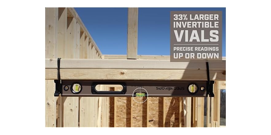Spec Ops Tools 96" Magnetic Box Beam Level
