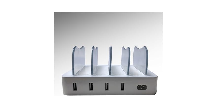 Energizer 4-Port USB Charging Station w/ Dividers
