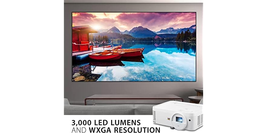 ViewSonic LS500WH 3 Short Throw LED Projector