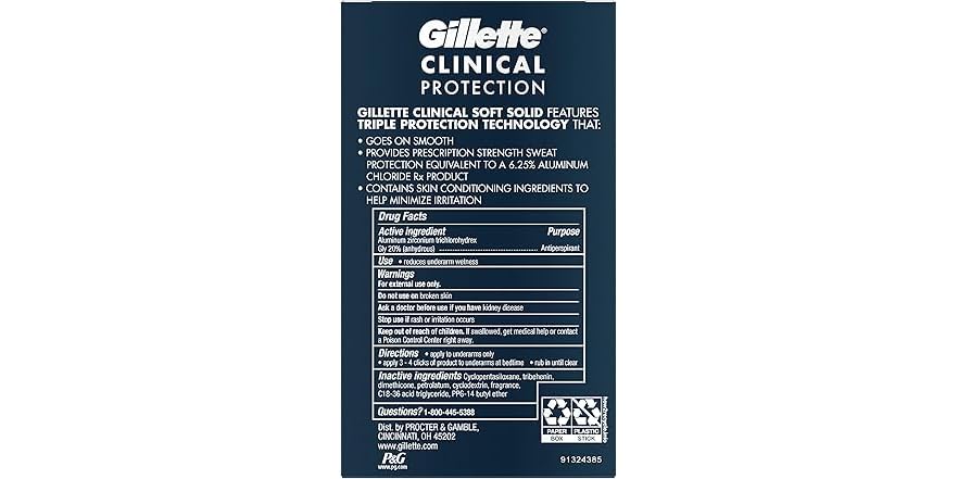 Gillette Clinical Anti-Perspirant Deodorant