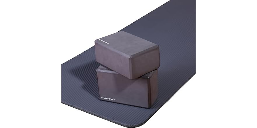 BalanceFrom 1/2" Thick Exercise Yoga Mat