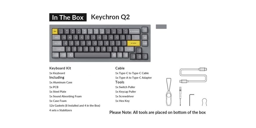 Keychron Q2 Wired Custom Mechanical Keyboard (Open Box)