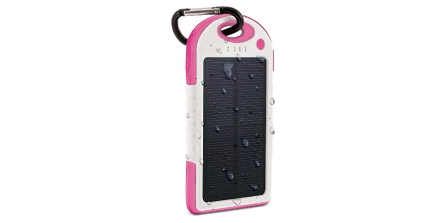 Aduro 6,000Mah Dual USB Solar Backup Battery