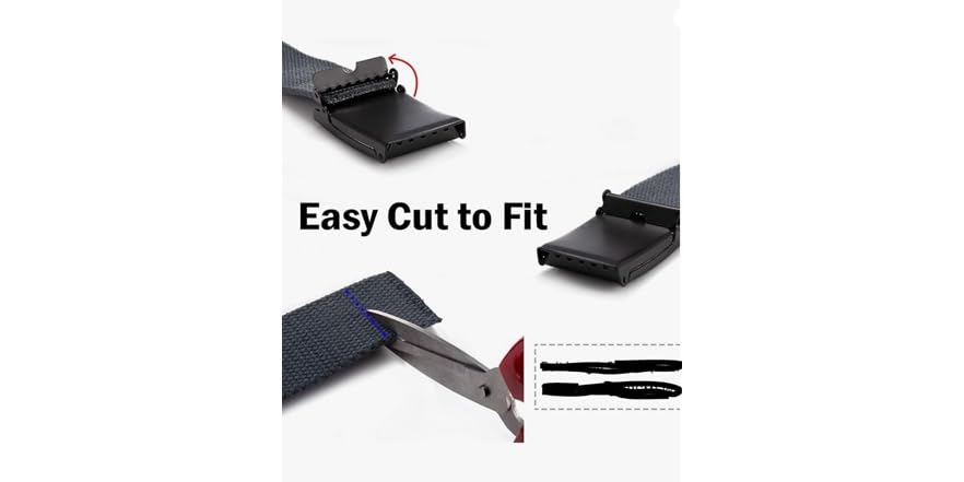 5 Pack Cotton Belts- No Holes