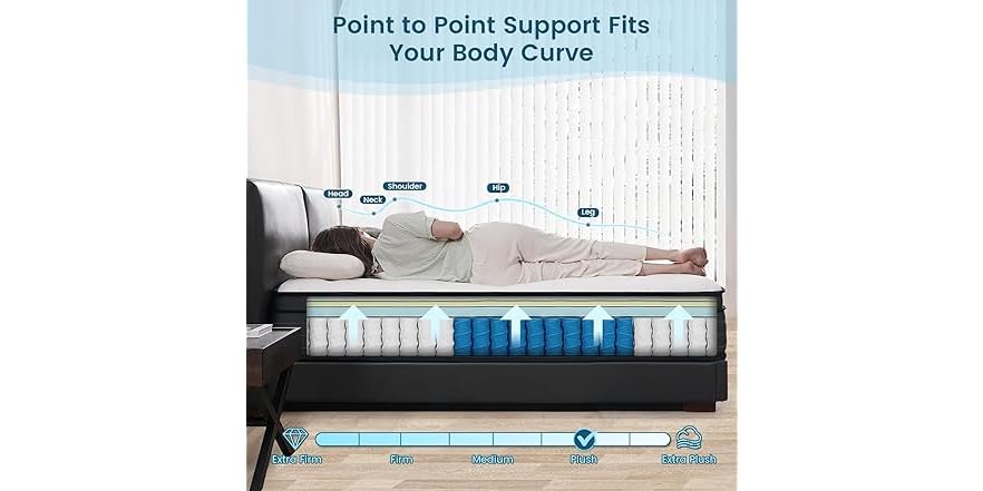 Hybrid Memory Foam Bed in a Box