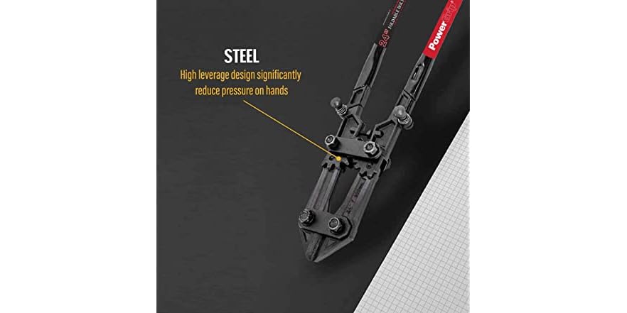 24'' Foldable Power Grip Bolt Cutter