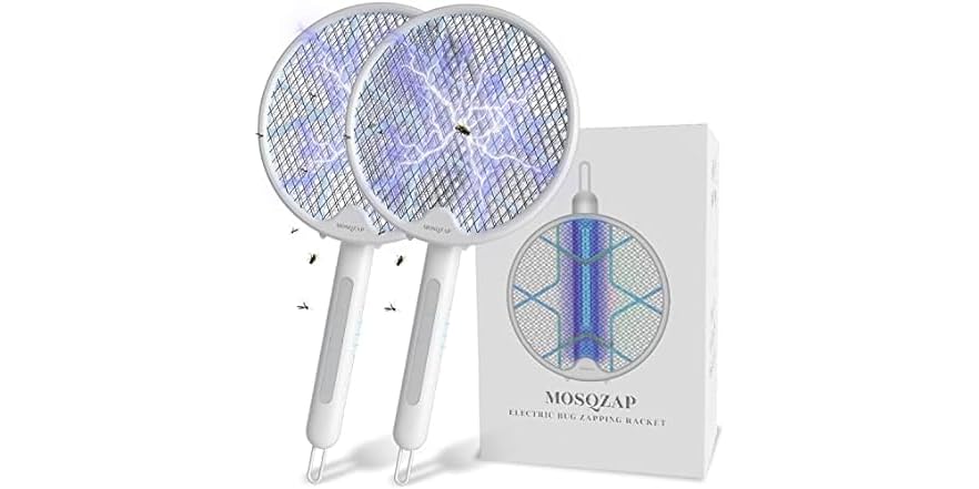 MOSQZAP Electric Fly Swatter 2 Pack