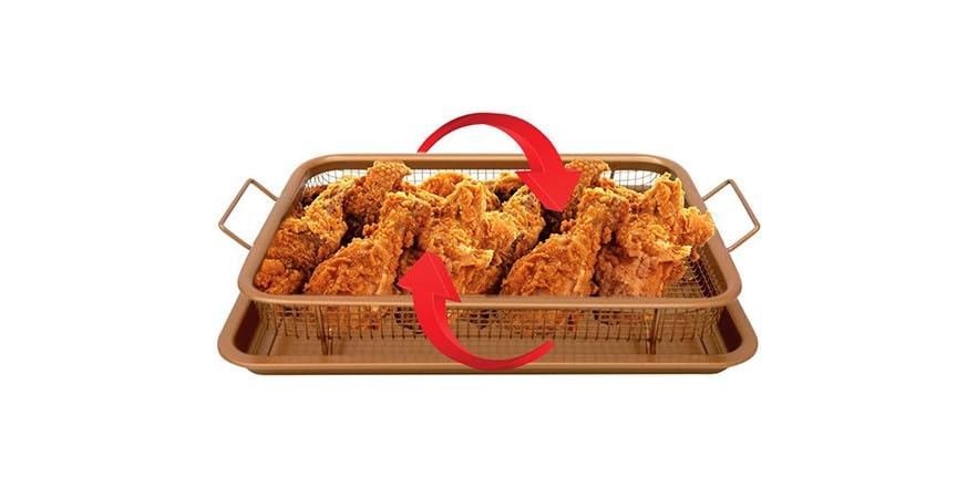 Crisper Tray XL with Nonstick Copper Surface