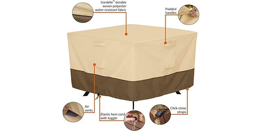60 Inch Square Patio Table Cover