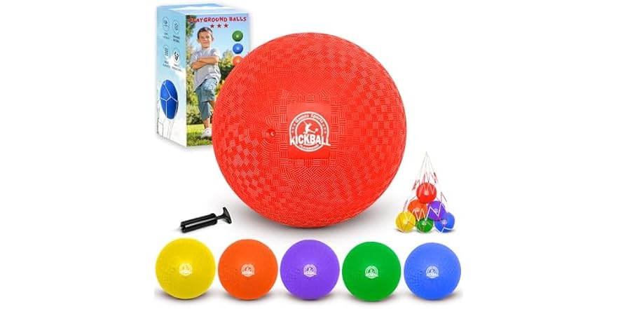 6 Pack - 8.5in Kickball Set