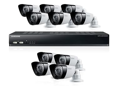 16-Channel / 10-Camera DVR Security System with 2TB HD