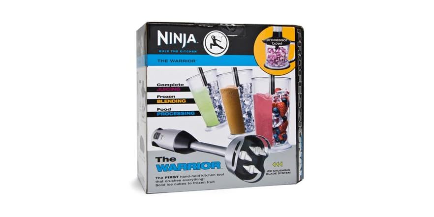 Euro-Pro Ninja Warrior Handheld Blender & Food Processor