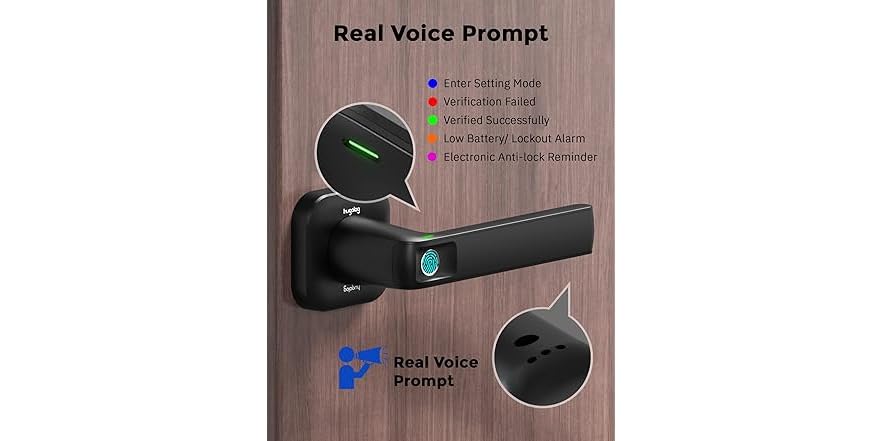 Hugolog JU05 FIngerprint Keyless Lock One Pack