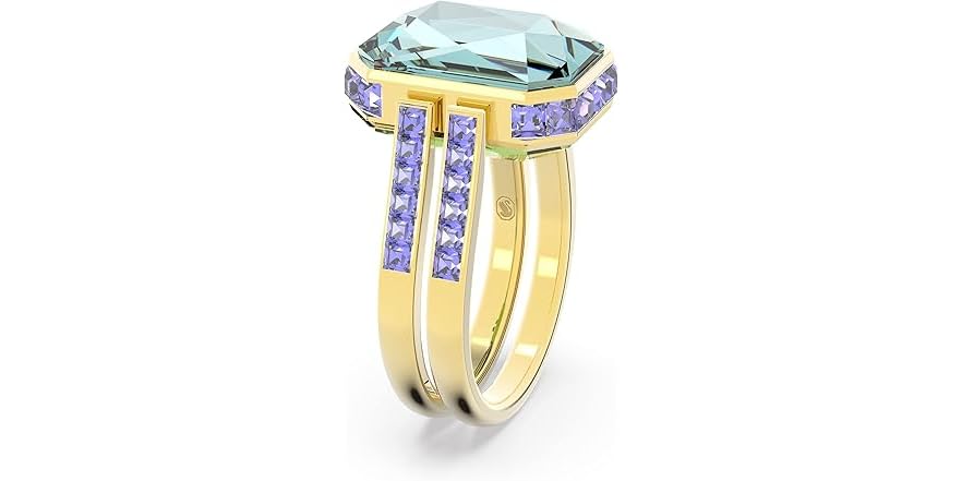 Swarovski Chroma Ring Octagon Multicolor