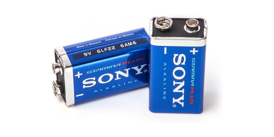 Sony 9V STAMINA PLUS Batteries - 12 Pack