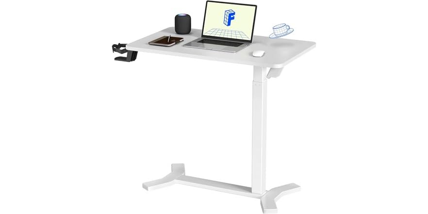 Adjustable Overbed Bedside Table (Open Box)