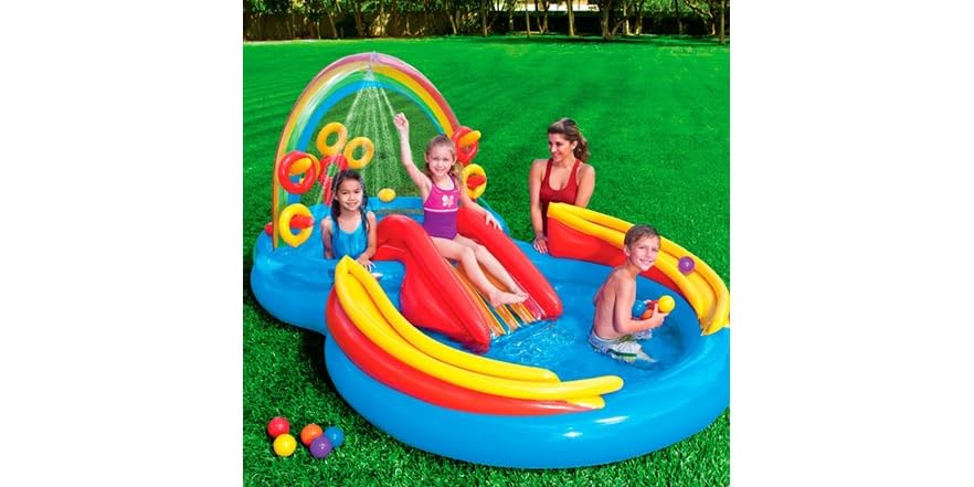 Intex Rainbow Ring Inflatable Play Center