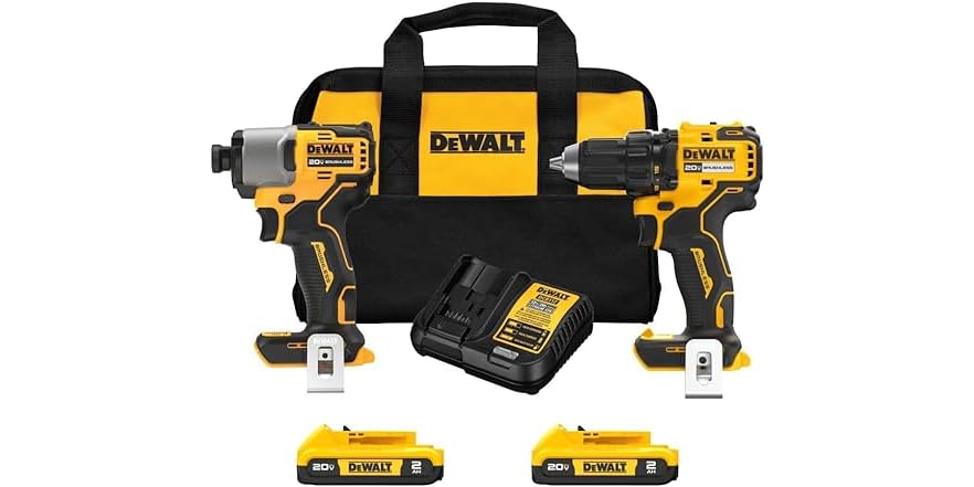 DEWALT DCK227D2 20V MAX BRUSHLESS 2 TOOL KIT