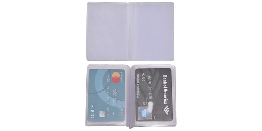 Plastic Wallet Insert Credit Card Holder