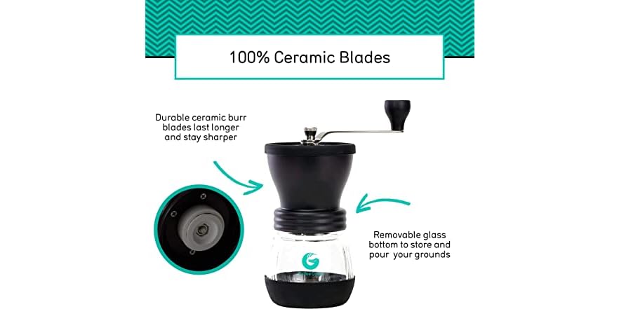 Coffee Gator Hand Coffee Grinder Mill