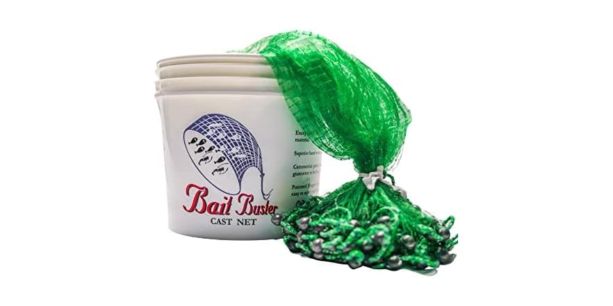 Bait Buster Bait Buster Bait Cast Net: 3/8" Sq. Mes