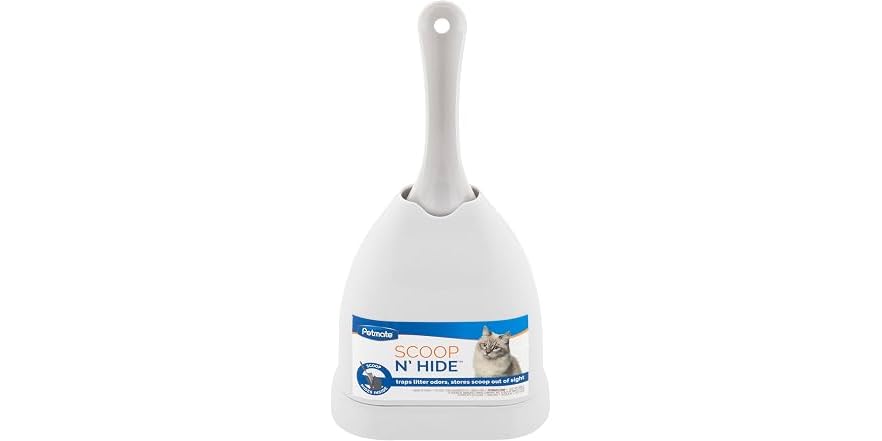 Petmate Scoop N' Hide Cat Litter Scoop with Holder