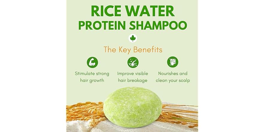 6 Pack Rice Water Shampoo & Conditioner