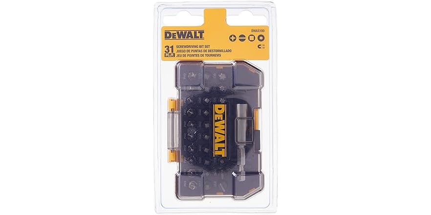DEWALT DWAX100 Screwdriving Set, 31-Piece