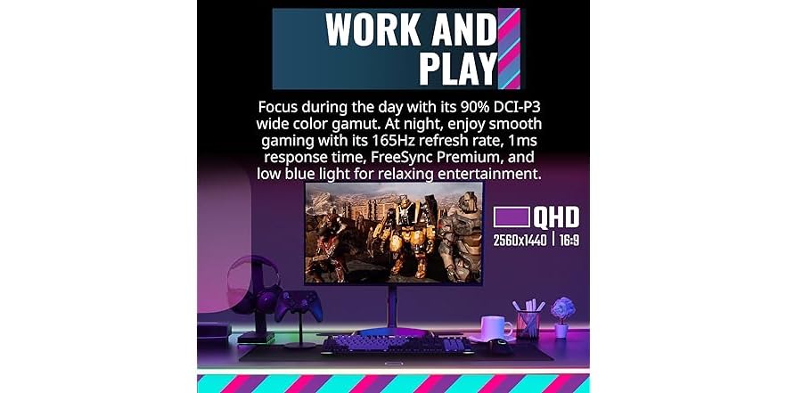 Cooler Master 27" QHD Gaming Monitor | GM27-FQS ARGB