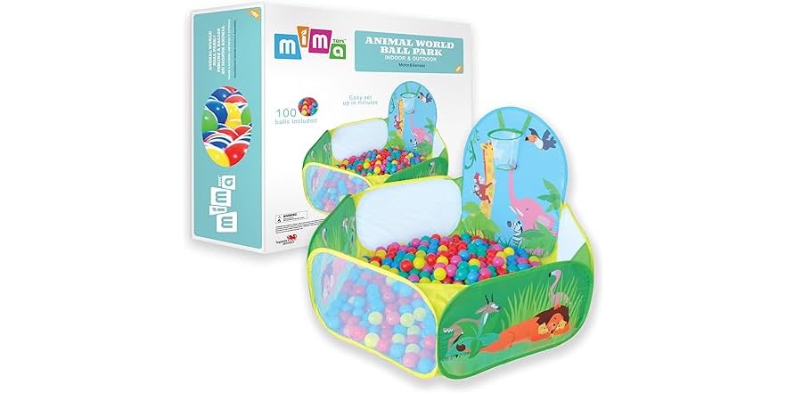 Mima Toys - Animal World Pop UP Ball Pit