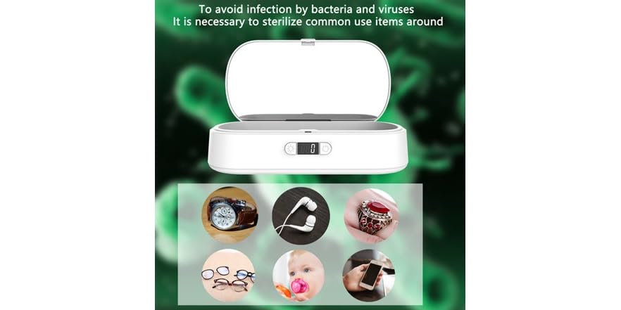 CASEPH Portable UV Sterilization Box w/ Wireless Charging