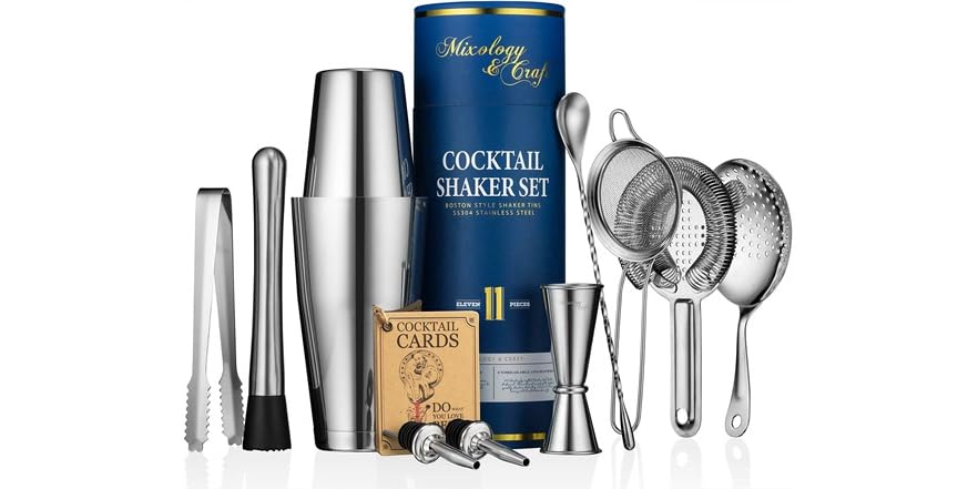 Mixology 11 Piece Cocktail Shaker Set