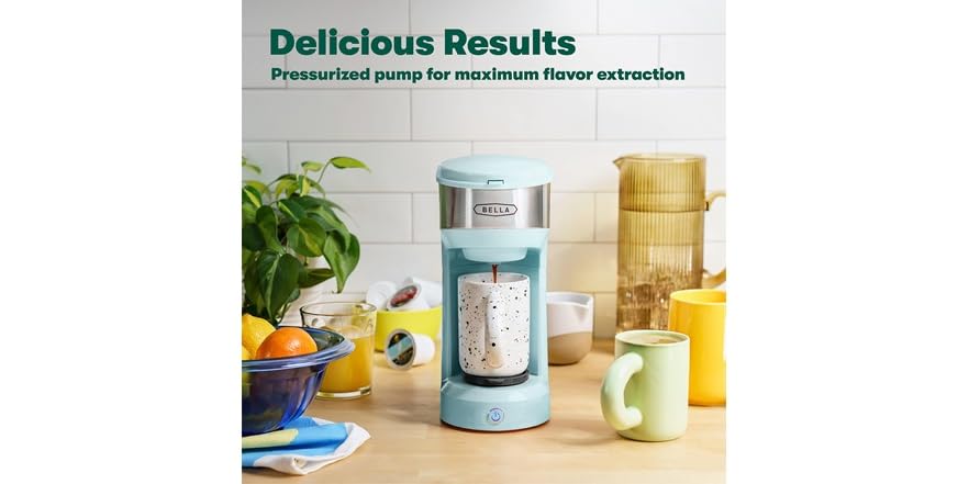 BELLA Dual Brew Single Serve Coffee Maker