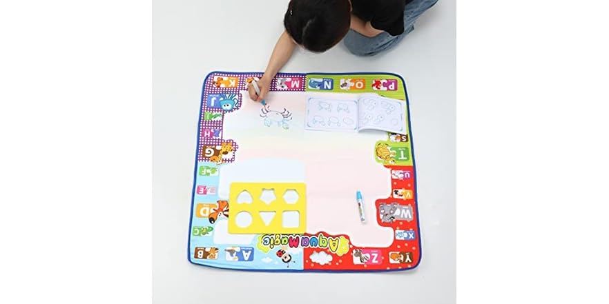 Large Water Colorful Drawing Mat