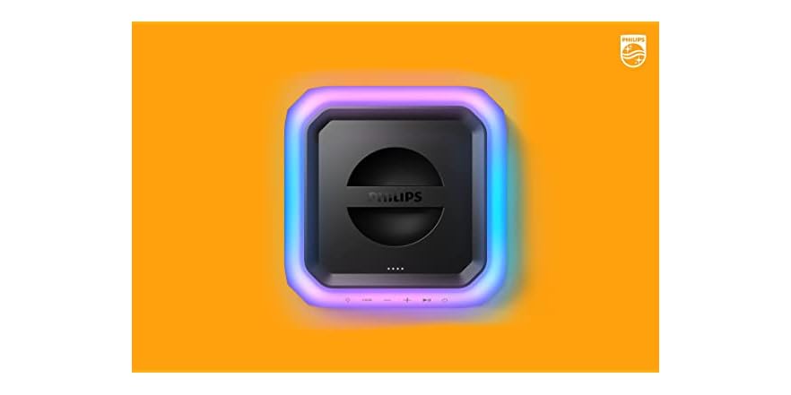 (NEW) Philips X7207 Wireless Bluetooth Party Cube Speaker (Open Box)