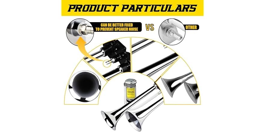 GAMPRO 12V 150db Air Horn